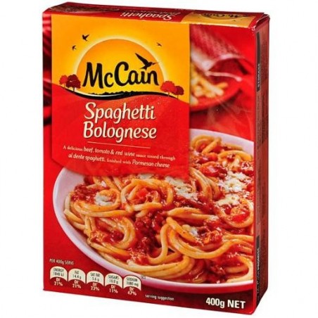 Buy McCAIN SPAGHETTI BOLOGNESE 400GM Online | Australia | MFD Food