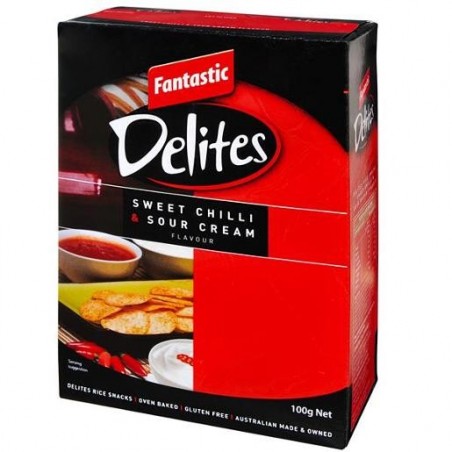 Buy DELITES SWEET CHILLI & SOUR CREAM 100GM Online | Australia | MFD Food